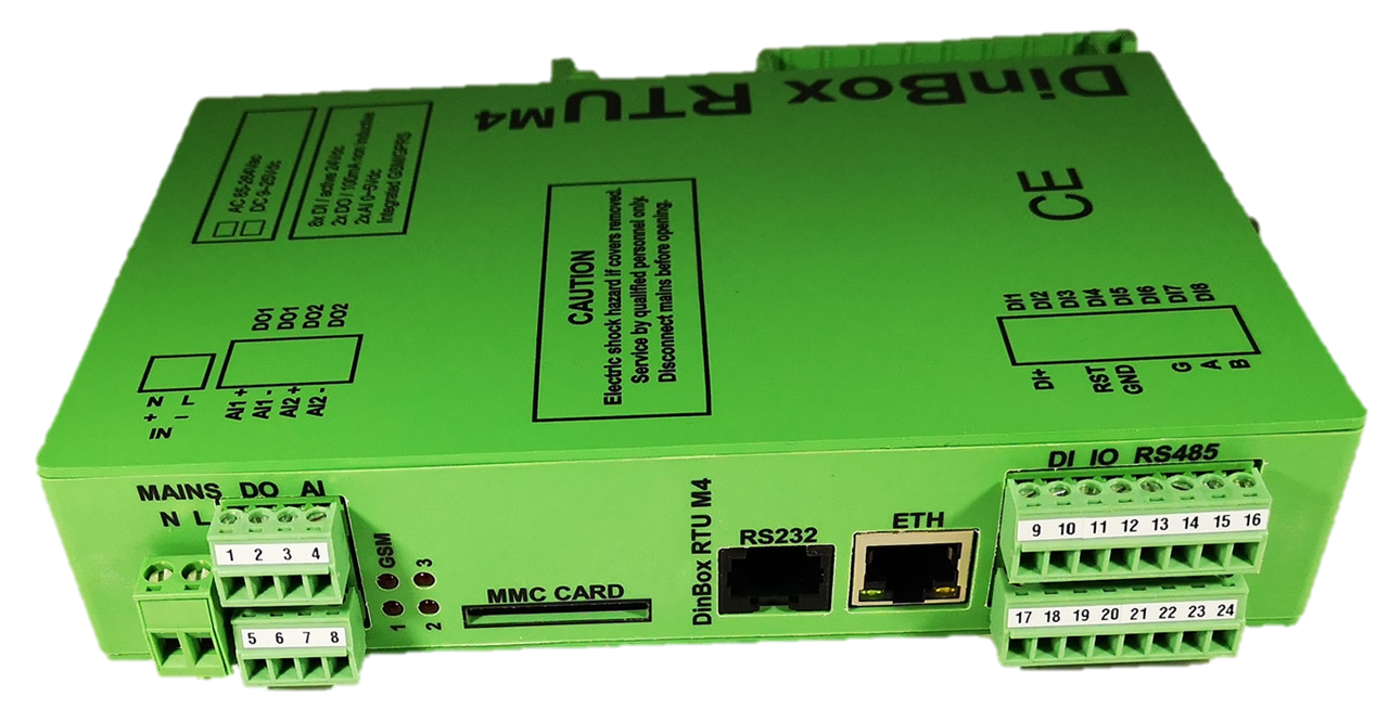 DinBox RTU M4: Cost effective, all-in-one, IEC60870-5-104/Modbus Remote ...
